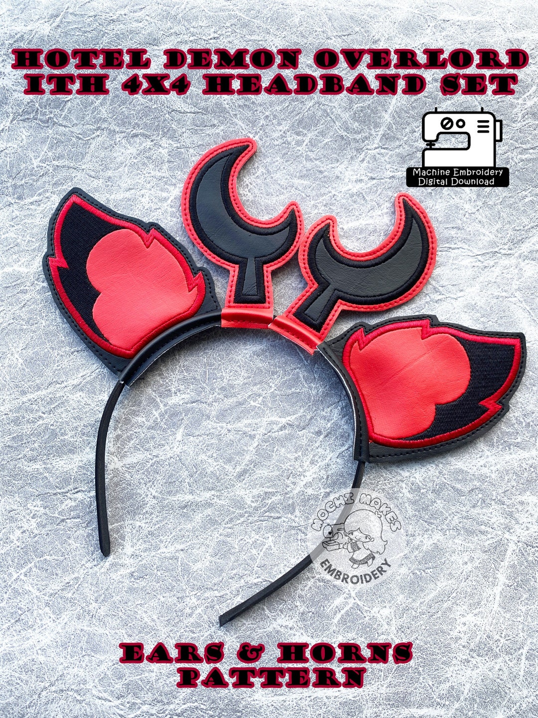 Heaven Hell Hotel Demon Overlord Alastor Hazbin Headband ITH in the ...