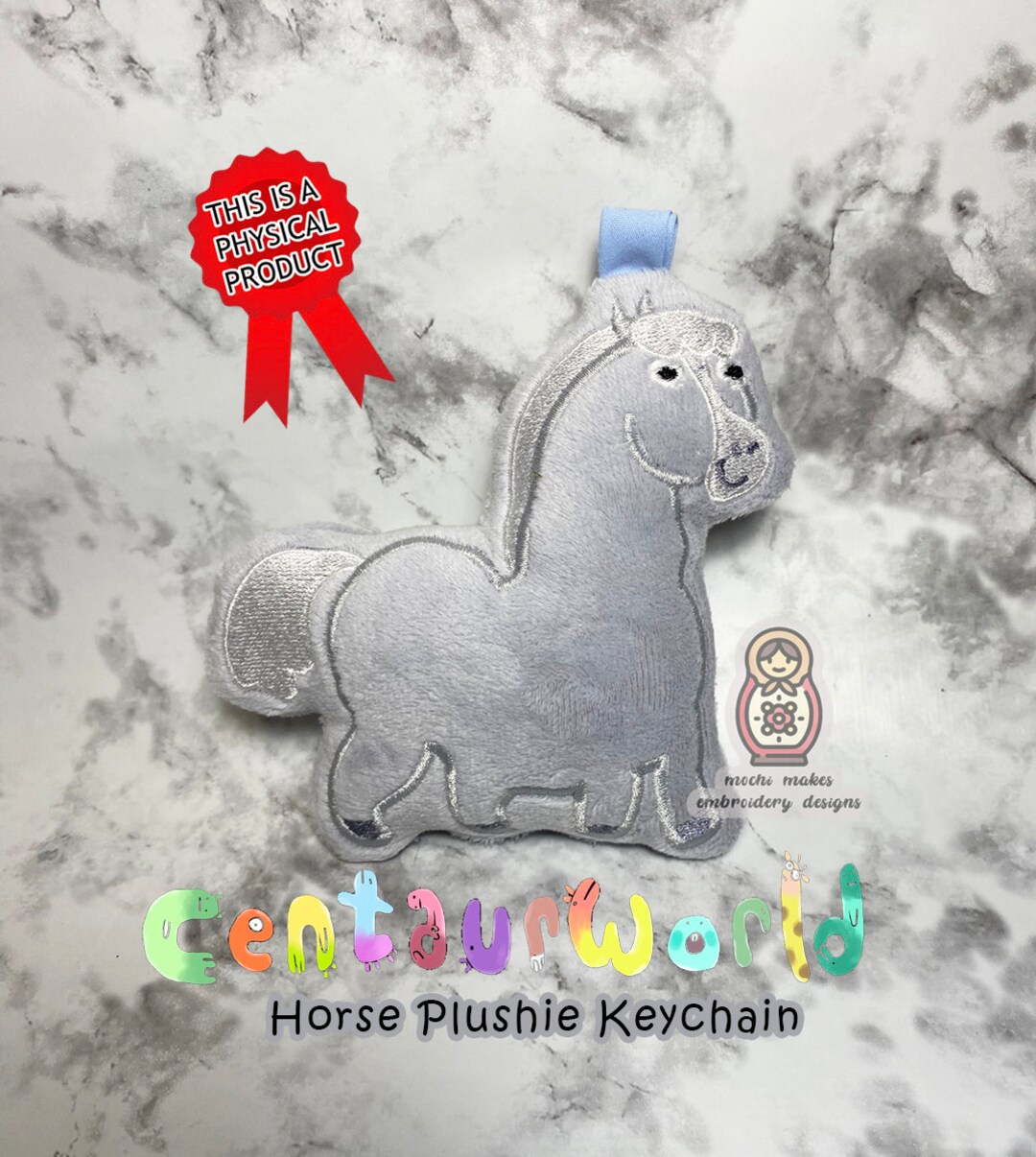 Centaurworld HORSE Cosplay Embroidered Stuffed Plushie Keychain - Etsy