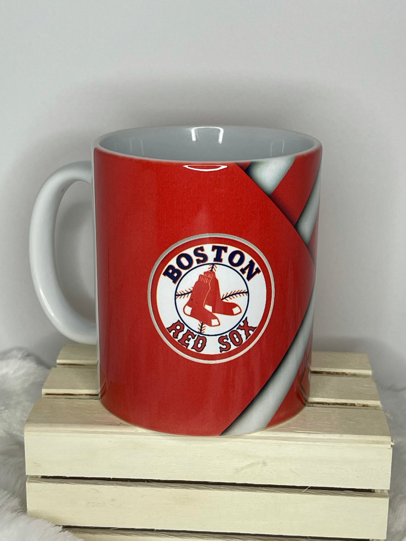 Handmade Boston Red Sox Coffee Mug - Etsy