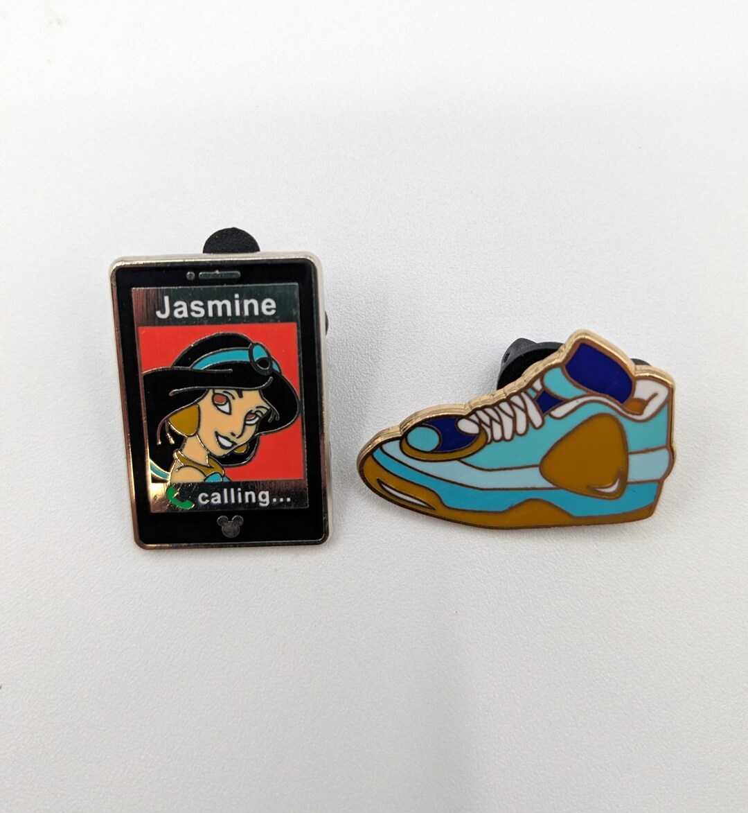 Princess Jasmine Aladdin Disney Trading Pins, Set of 2 - Trading ...