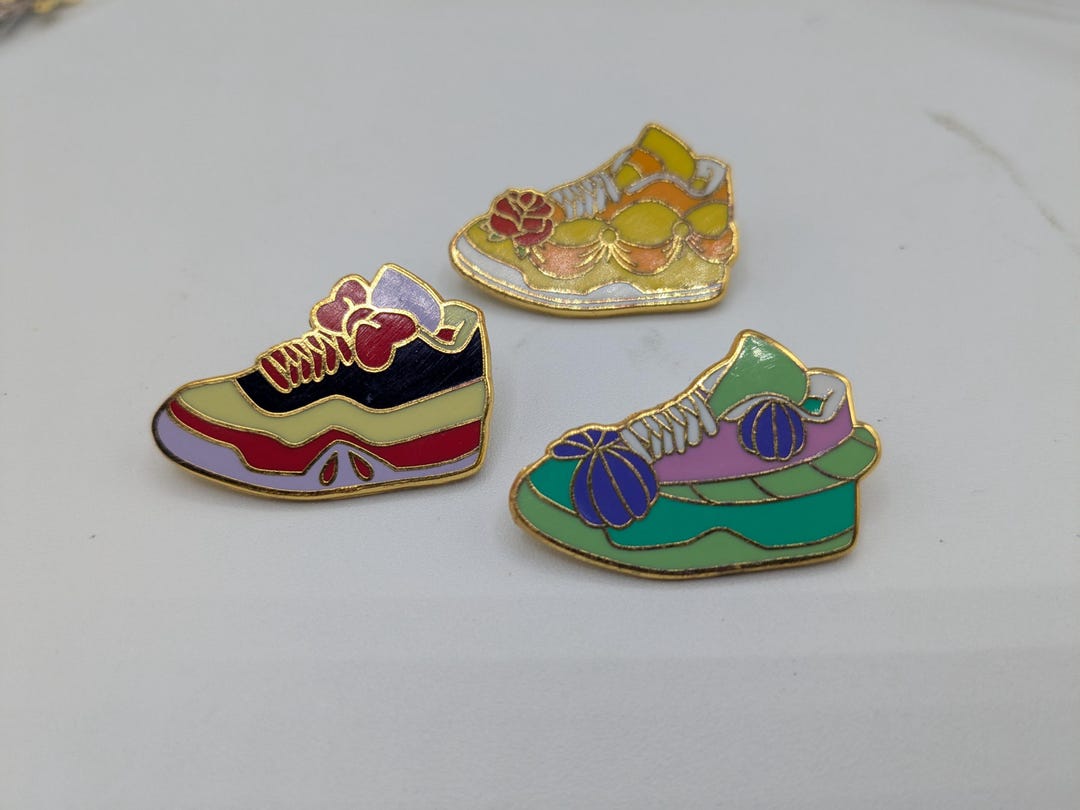 Disney Princess and Friends Sneakers and Coffee Cup Disney Pins, Set of ...
