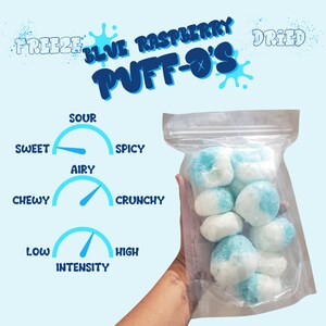 Freeze Dried Blue Raspberry Rings - Etsy