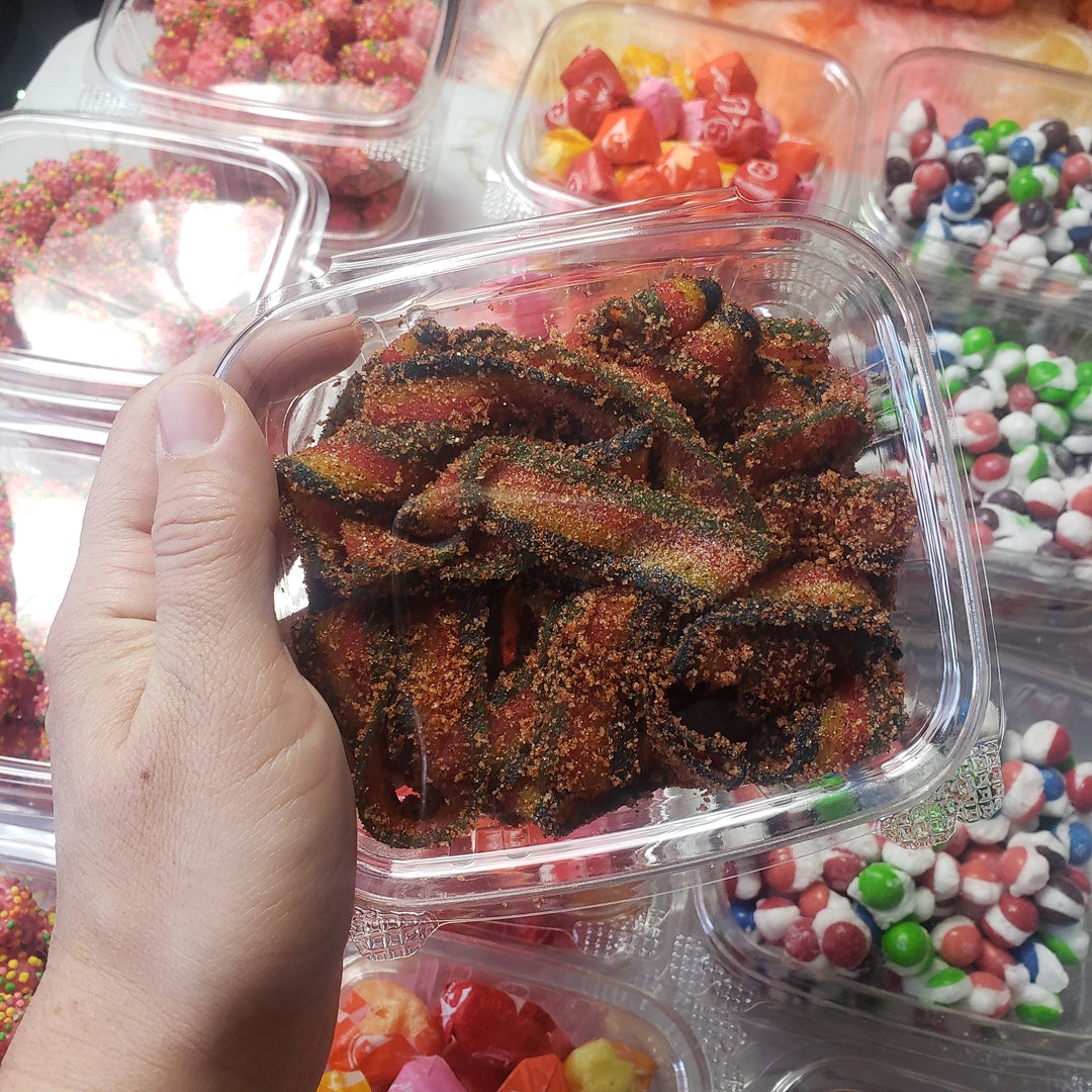Spicy Chamoy Mexican Candy Giant Sour Gummy Worms - Etsy