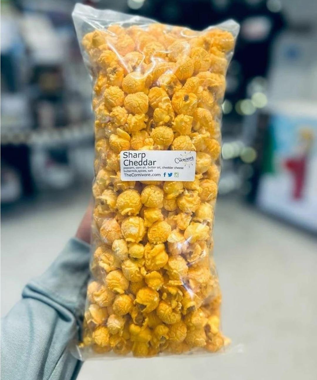 Sharp Cheddar Popcorn - Flavored Popcorn Snack Bags - Made in New ...