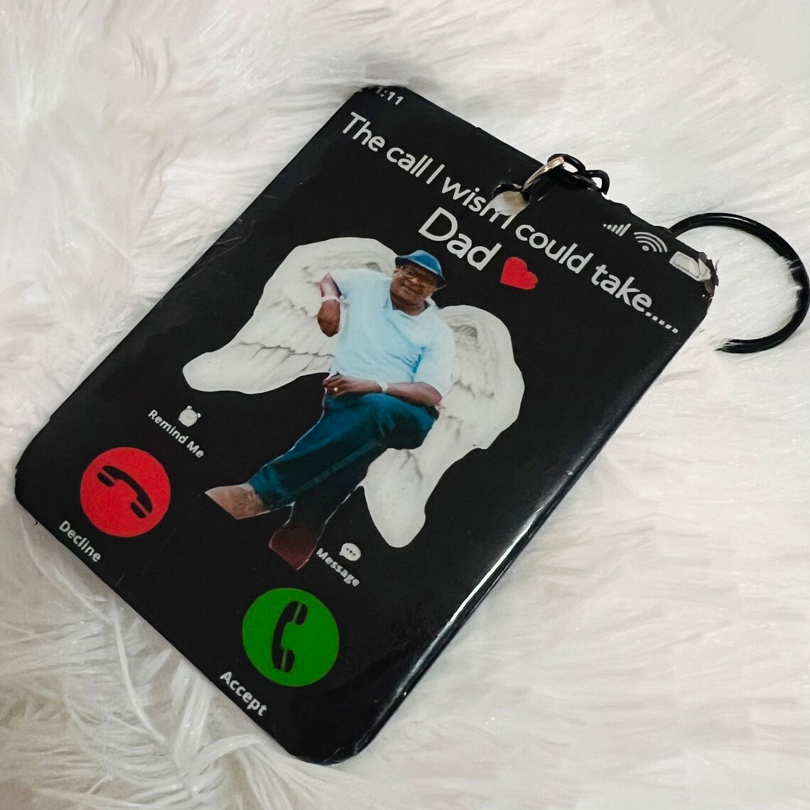Personalized the Call I Wish I Could Take Keychain! - Etsy