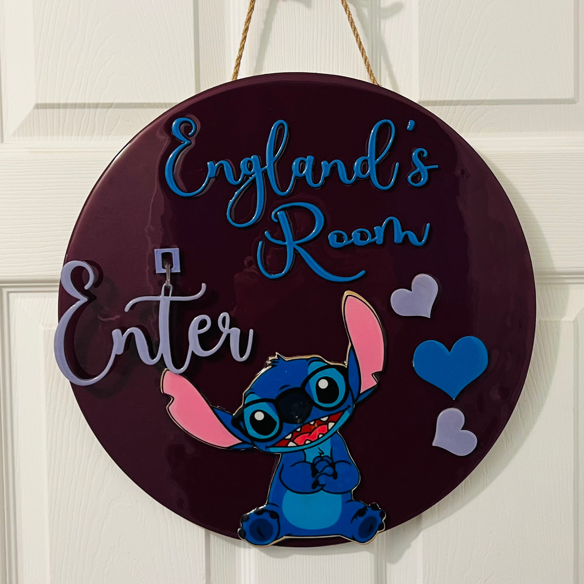 Personalized 3D Name Door Sign - Etsy