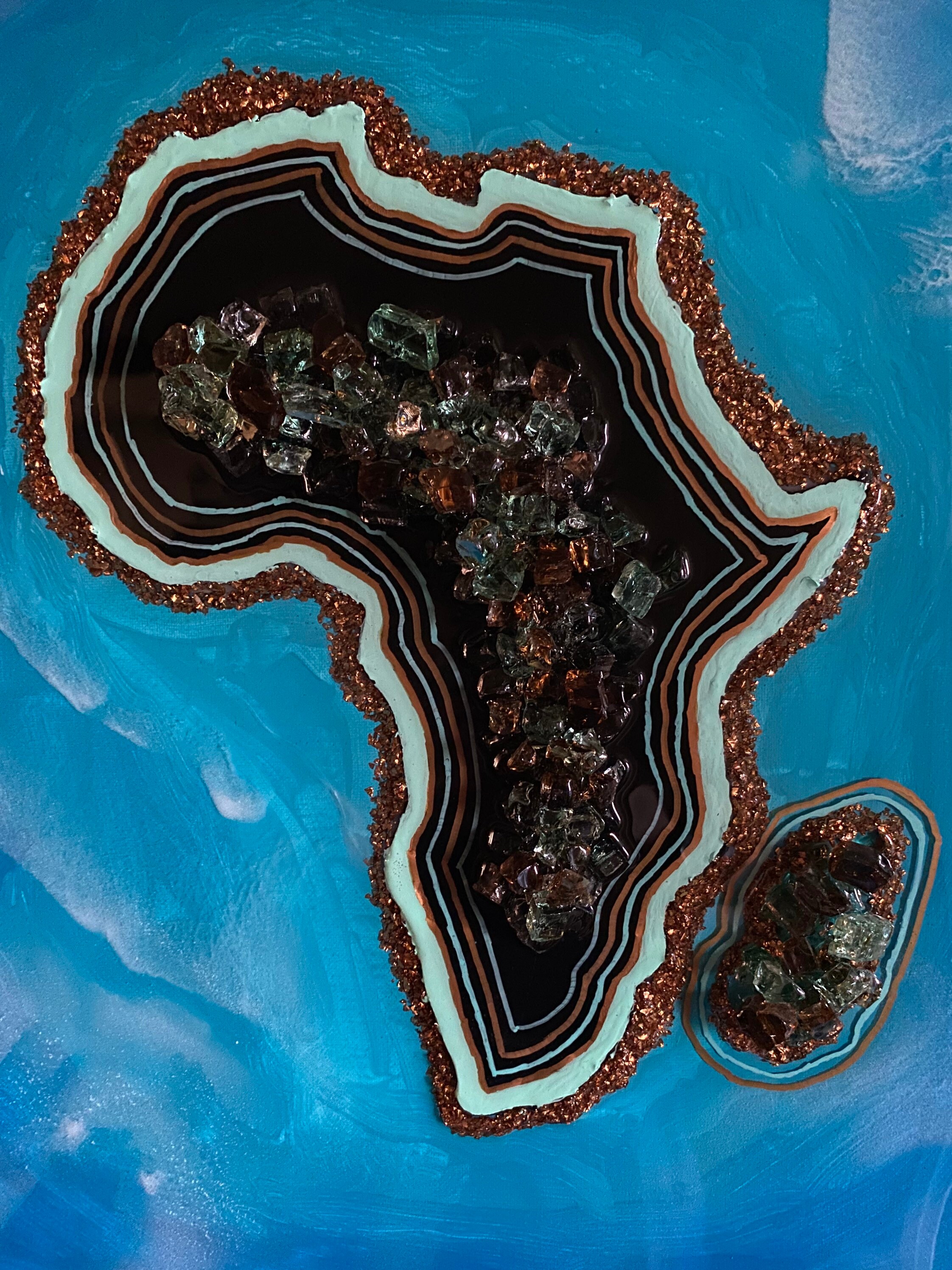 Africa Geode - Etsy