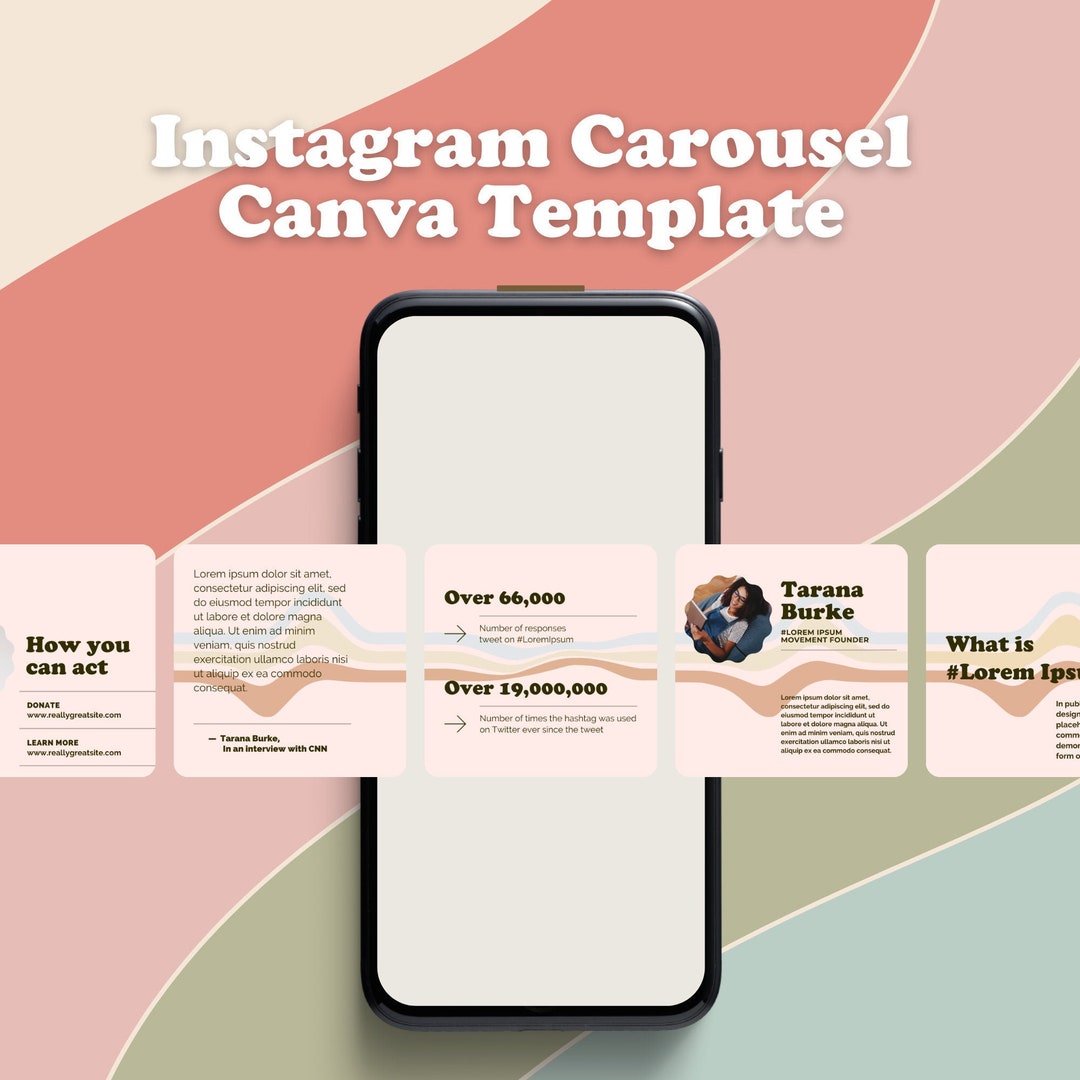 Instagram Carousel Canva Template | Social Media Pack | Small Business ...