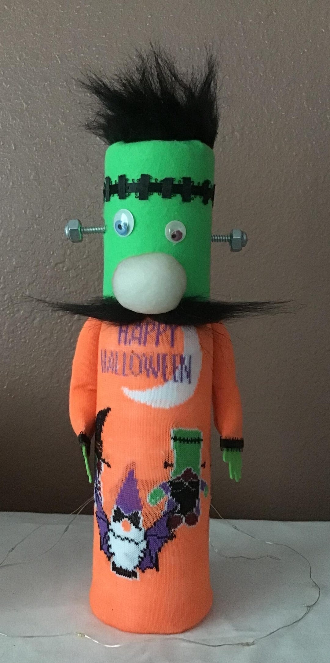 Frankenstein Halloween Gnome: Witches & Pumpkin Decor - Etsy