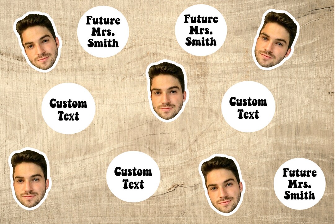 Groom Face Bachelorette Party Confetti, Personalized Bachelorette Party ...