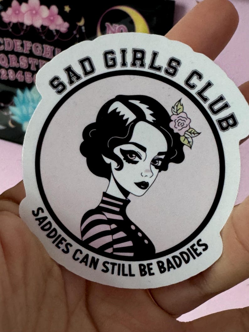 Sad Girls Club Sticker - Etsy