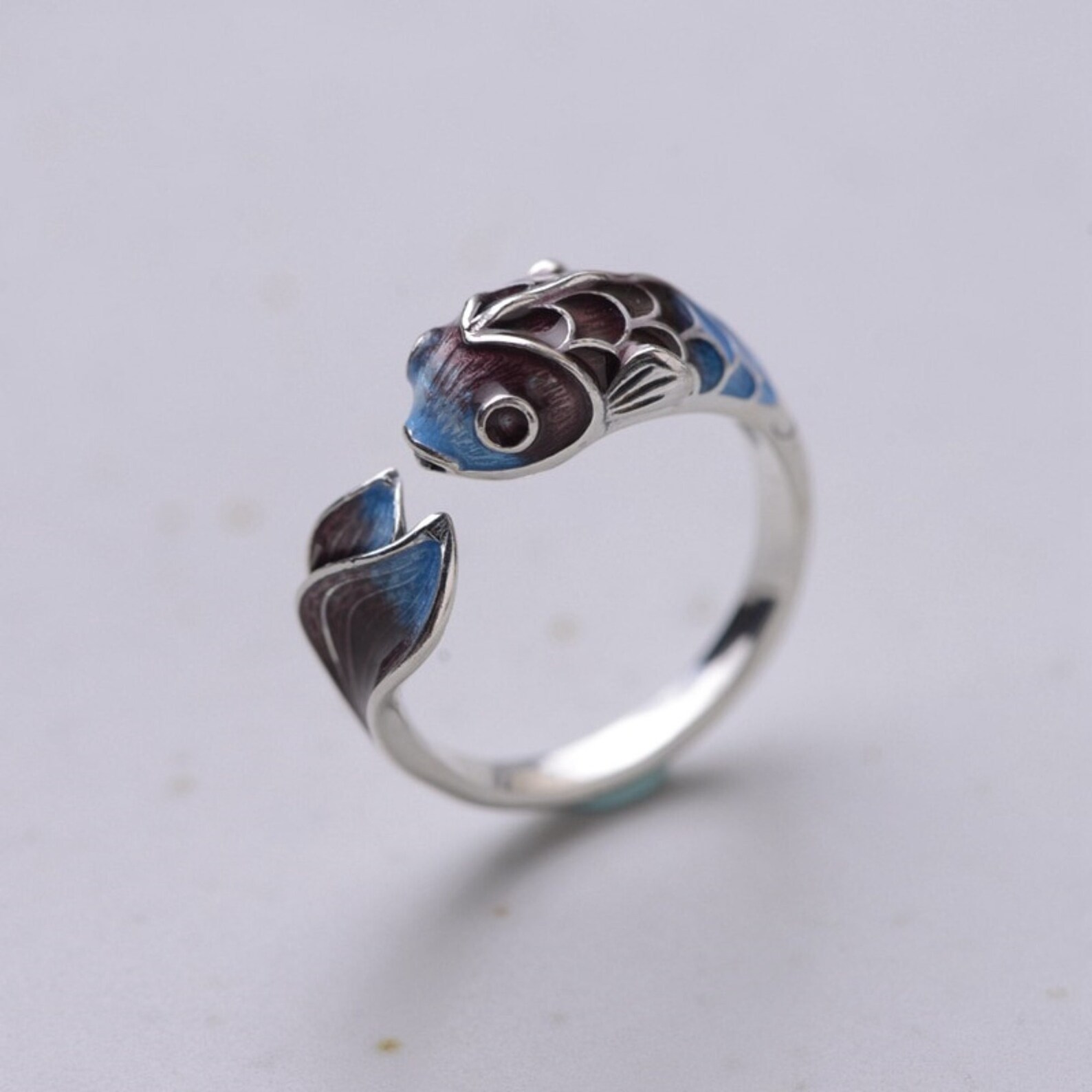 Luckly Koi Fish Ring Koi Fish Ring Adjustable Opening Ring - Etsy