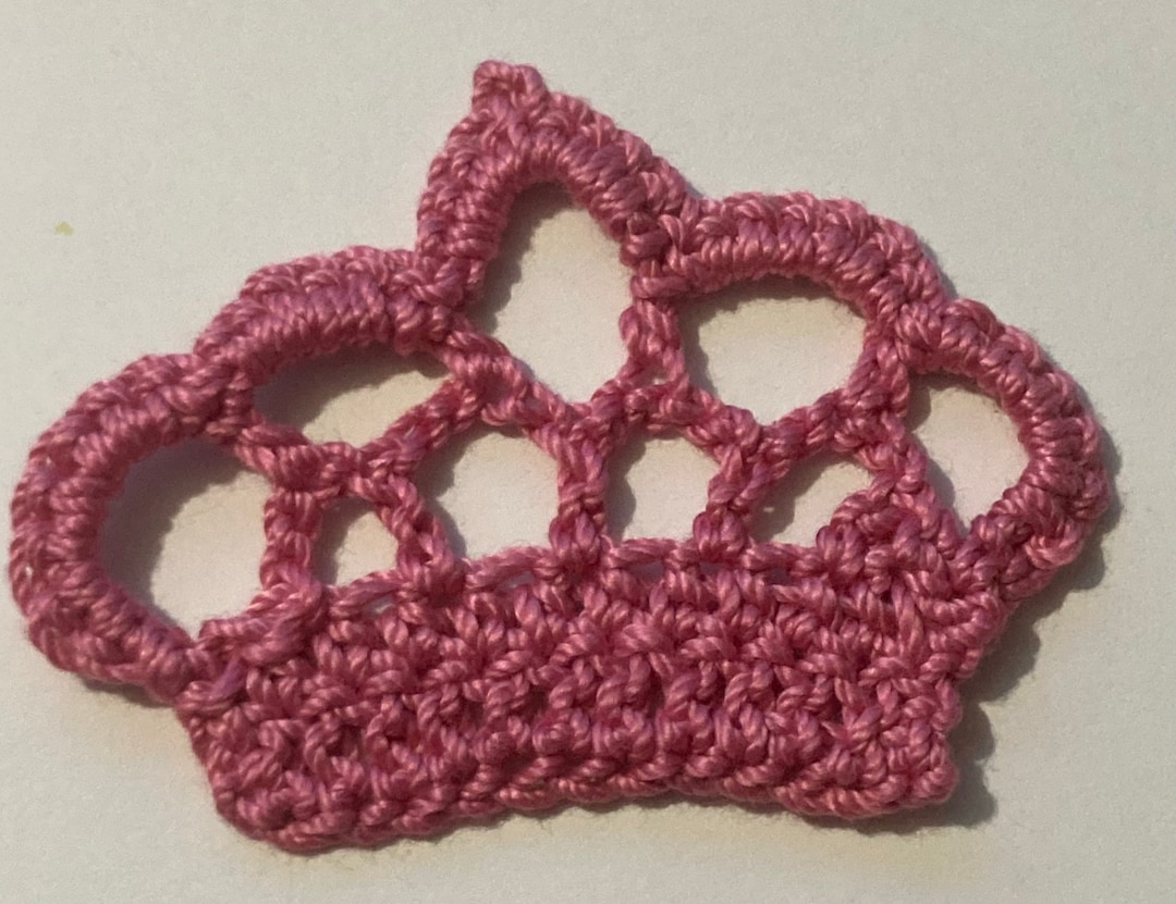 Crochet Crown Applique Pattern - Etsy