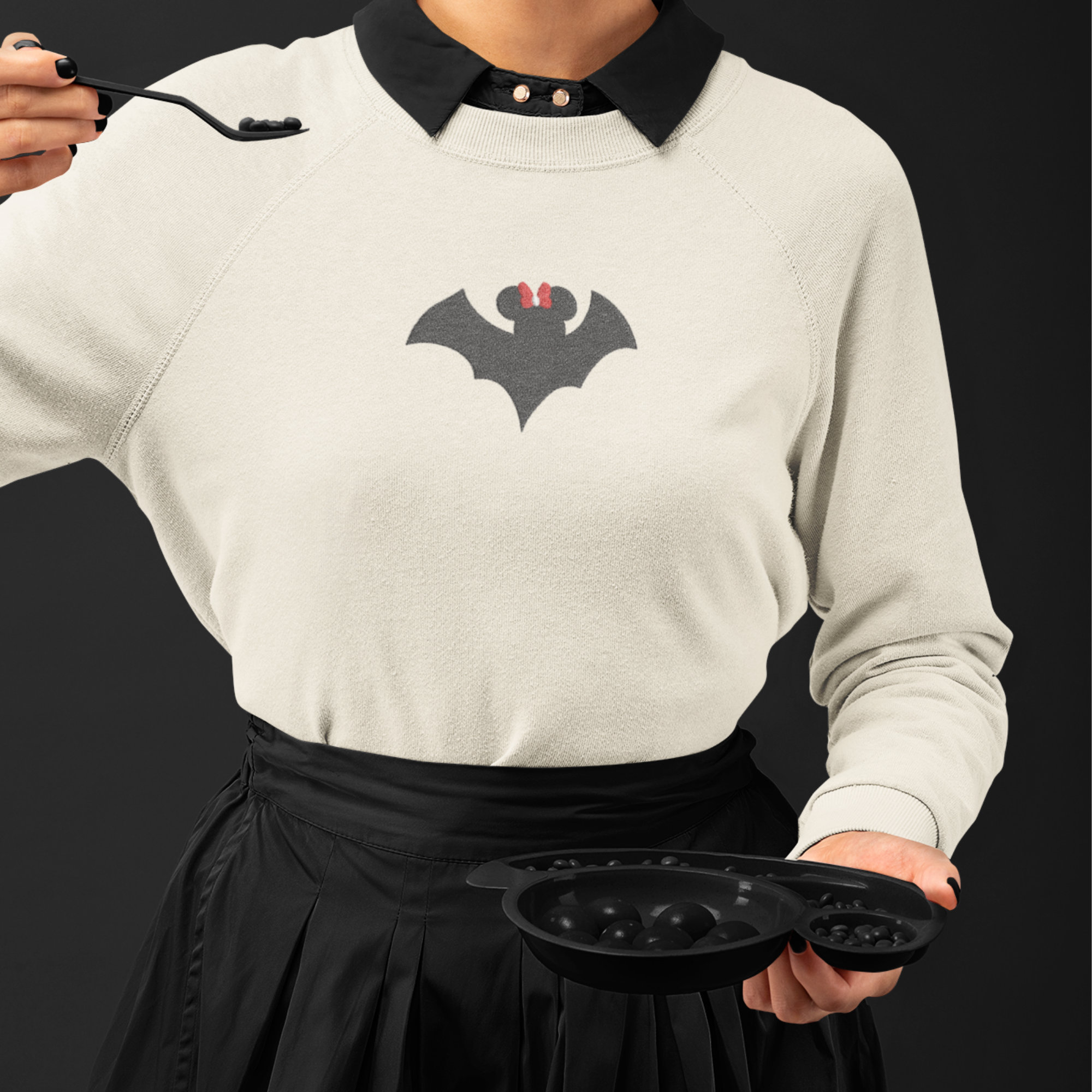 Bat Girl Mouse Embroidery Design Bat Mouse Halloween Embroidery Design ...