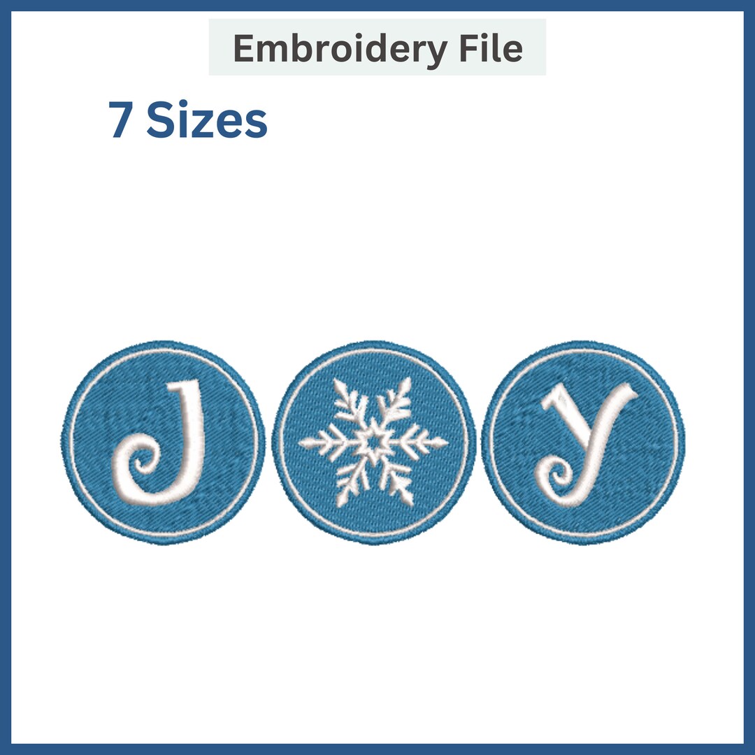 Joy Embroidery Design | Christmas Embroidery Design | Christmas Joy ...