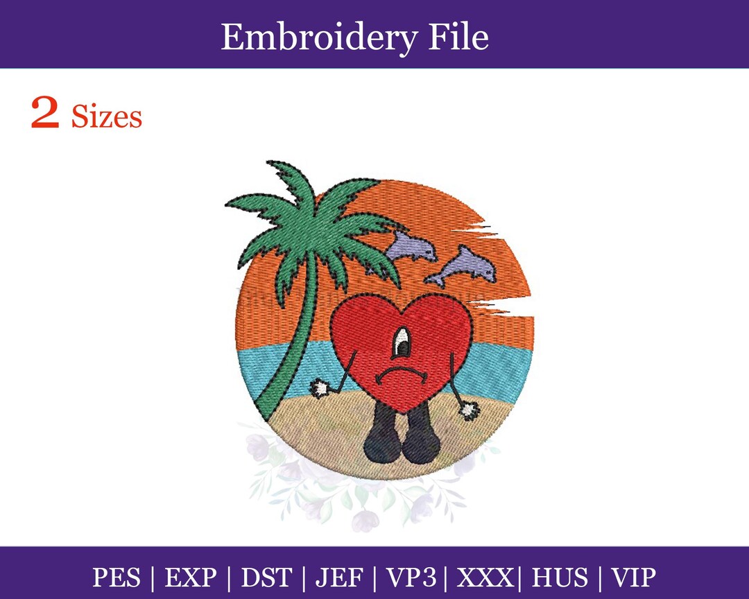 Bunny Embroidery Design Embroidery Design PES DTS HUS - Etsy