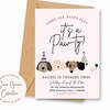 Lets Pawty Birthday Signs 5x7, Puppy Party Decor, Dog Birthday, Pawty ...