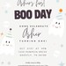 First Boo Day Birthday Party Invite | Halloween Birthday Invitation ...