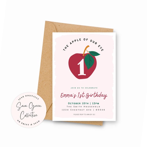 Apple Invitation Templates