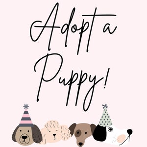 Lets Pawty Birthday Signs 5x7, Puppy Party Decor, Dog Birthday, Pawty ...