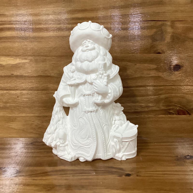Ceramic Bisque Santa - Etsy