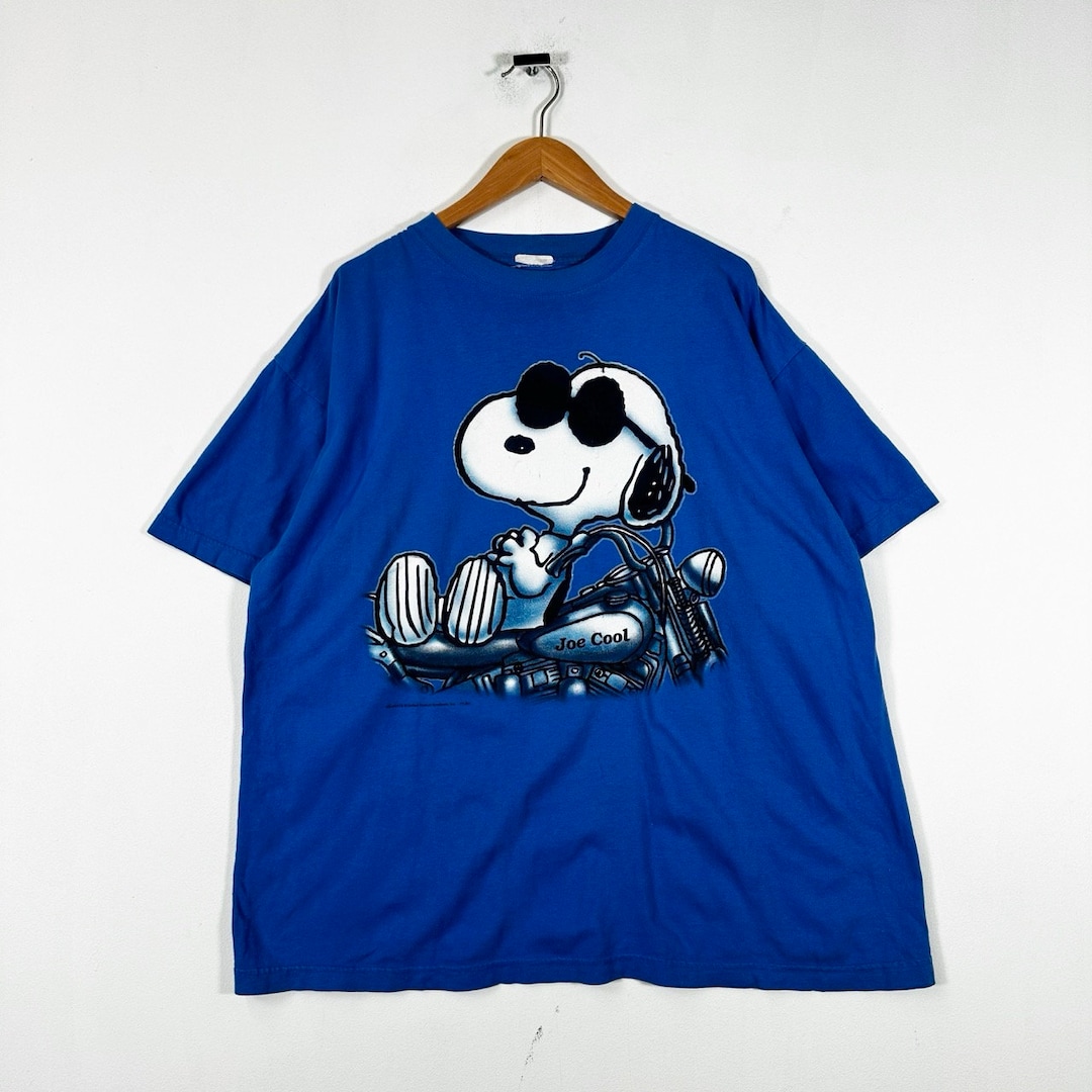 Vintage 00s Joe Cool Snoopy Big Print Graphic Tee - Etsy