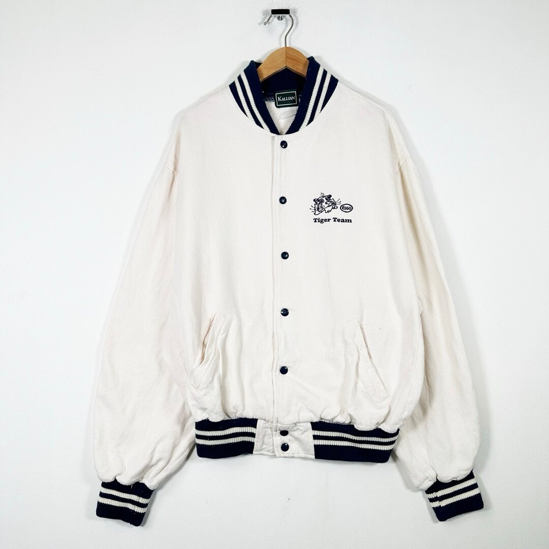 Vintag 90s Esso Tiger Team Button up Jacket - Etsy