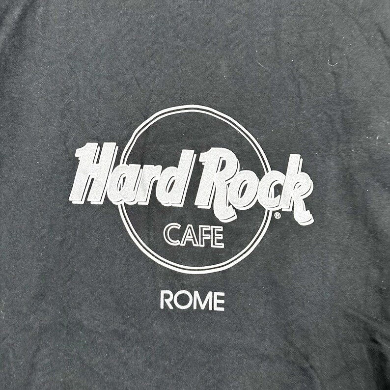 Vintage Hard Rock Cafe Rome Graphic Tee - Etsy