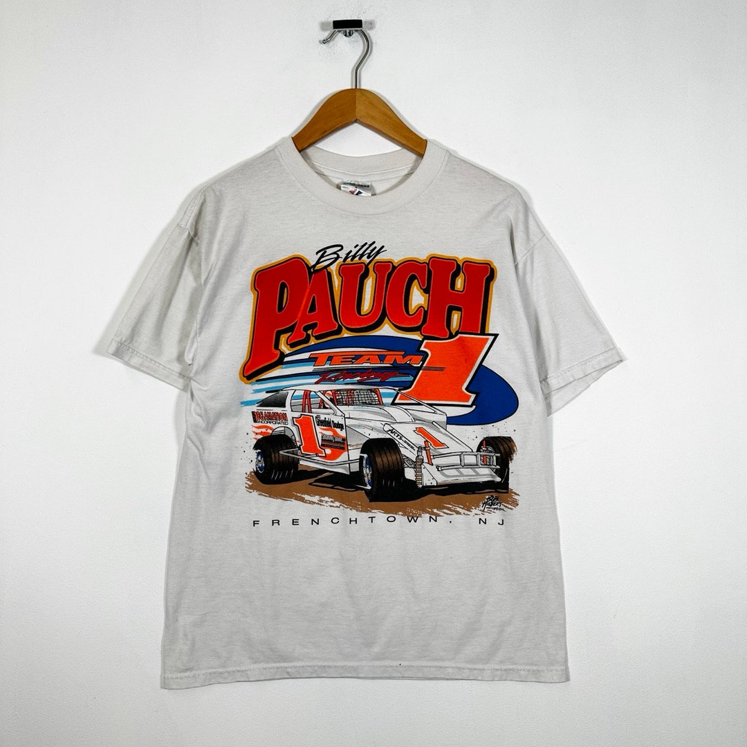 Vintage 90s Billy Pauch Racing Big Print Graphic Tee - Etsy