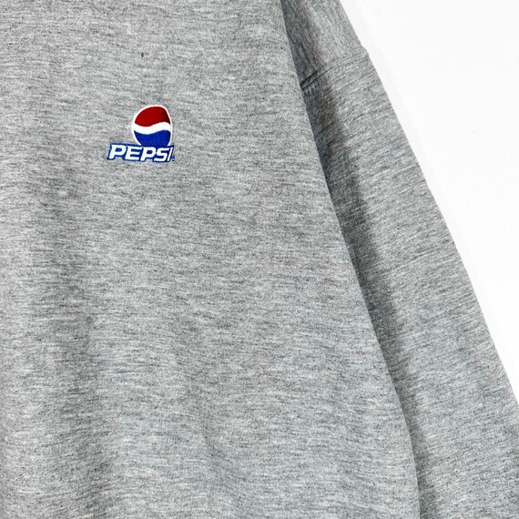 Vintage 00s Pepsi Classic Logo Patch Crewneck - Gem