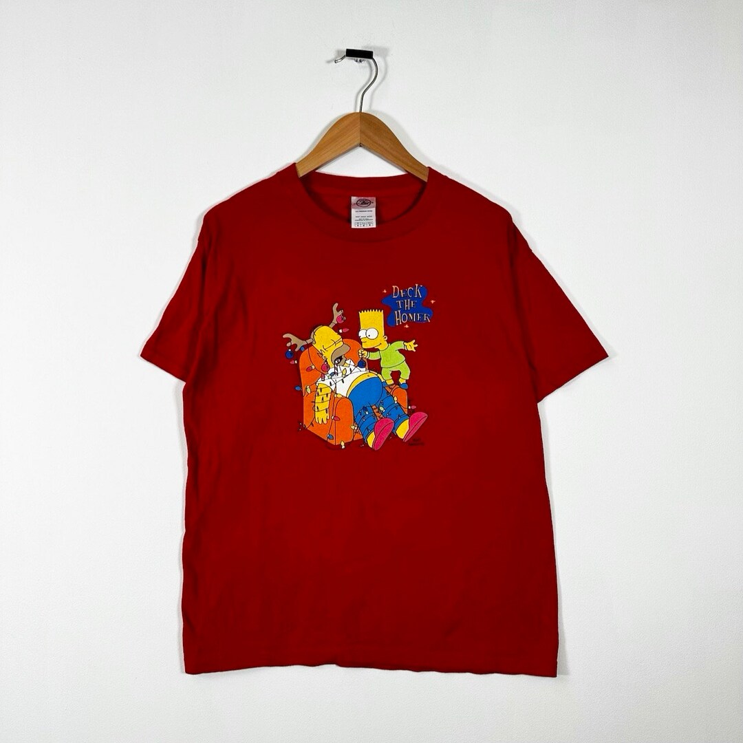 Vintage 2003 the Simpsons Homer Simpson Deck the Homer Graphic - Etsy