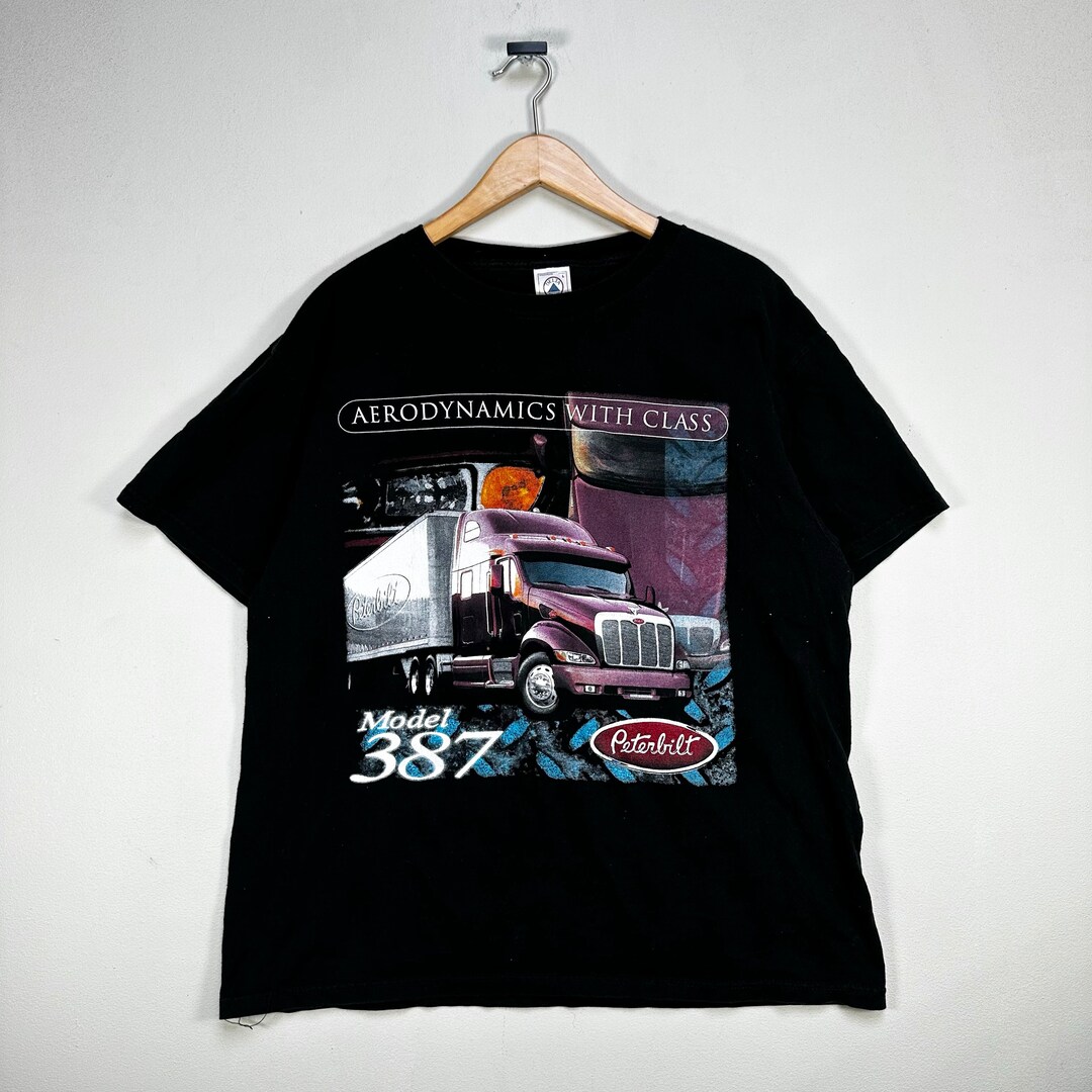 Vintage 90s Peterbilt Model 387 Truck Graphic Tee - Etsy