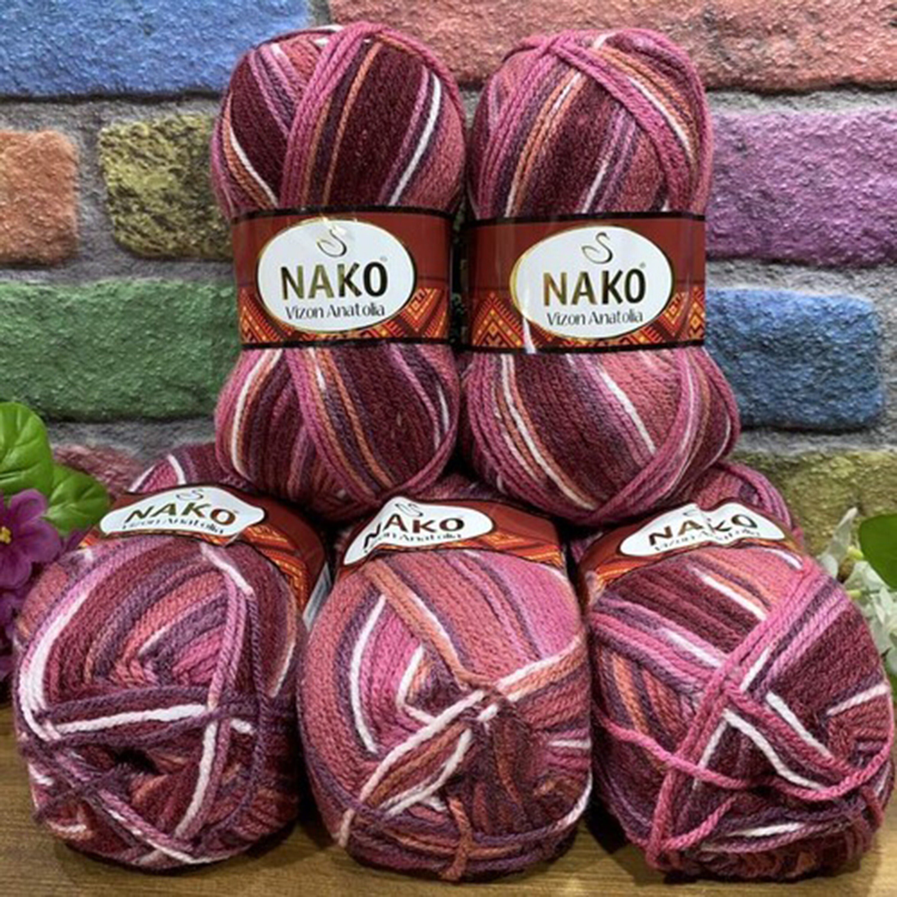 Nako Vizon Anatolia/ Crochet Yarn ,knitting Yarn,%100 Premium Acrylic ...