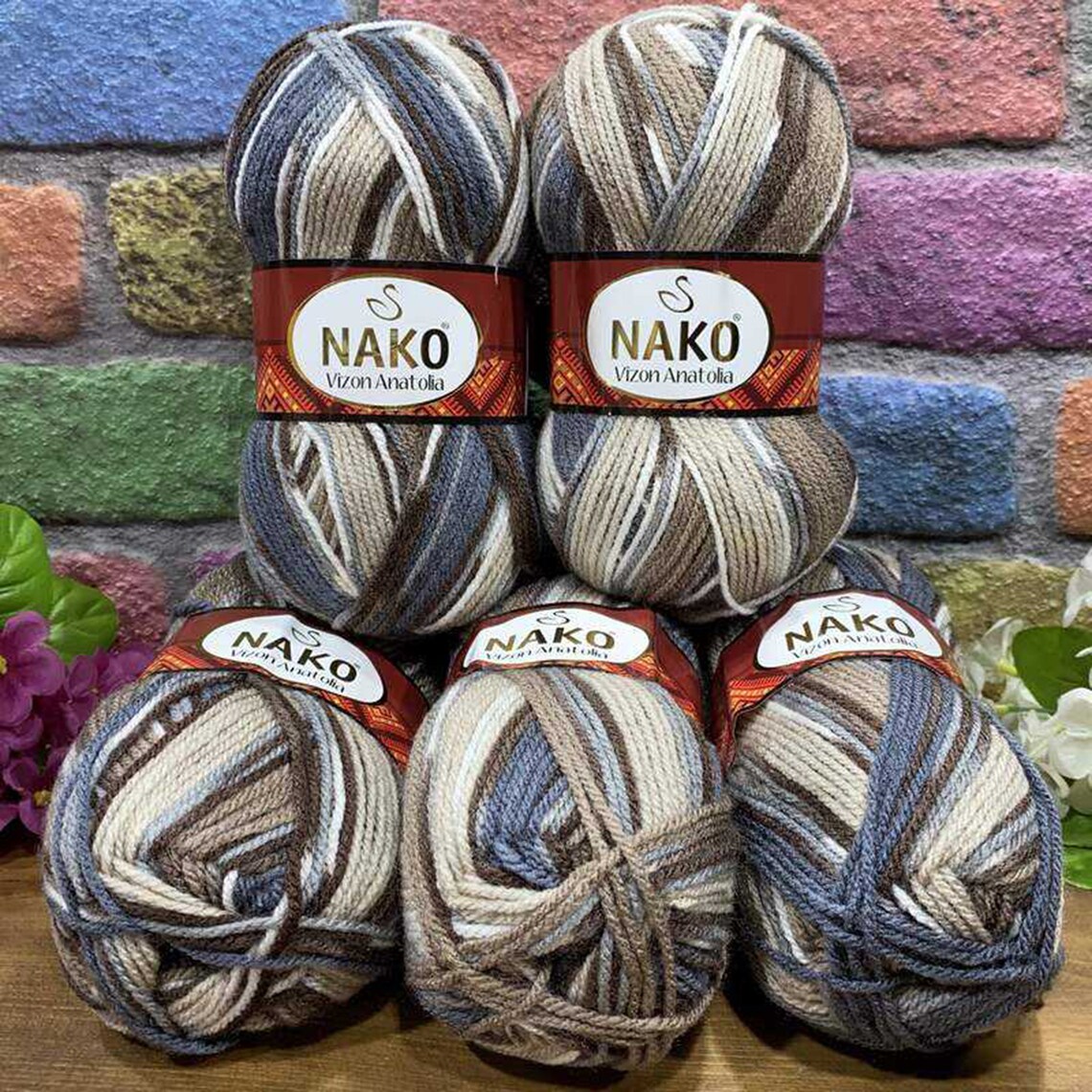 Nako Vizon Anatolia/ Crochet Yarn Knitting Yarn%100 Premium | Etsy