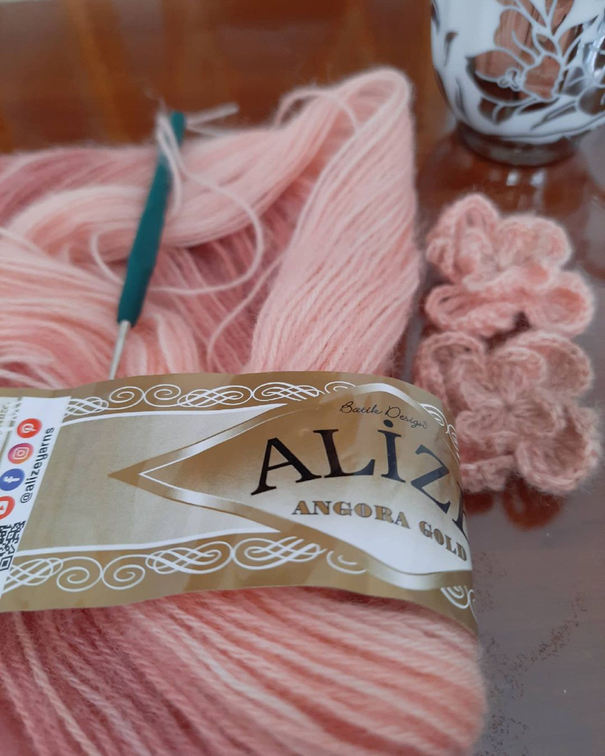 Alize Angora Gold/blanket Yarn/knitting Yarn/soft,heavy Worsted ...