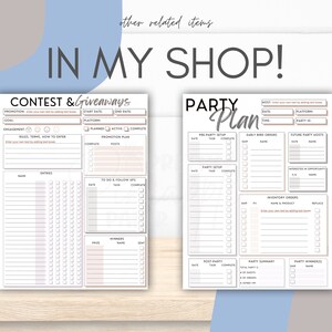 Editable Customer Record Planner Sheet Instant Download, Edit Canva ...