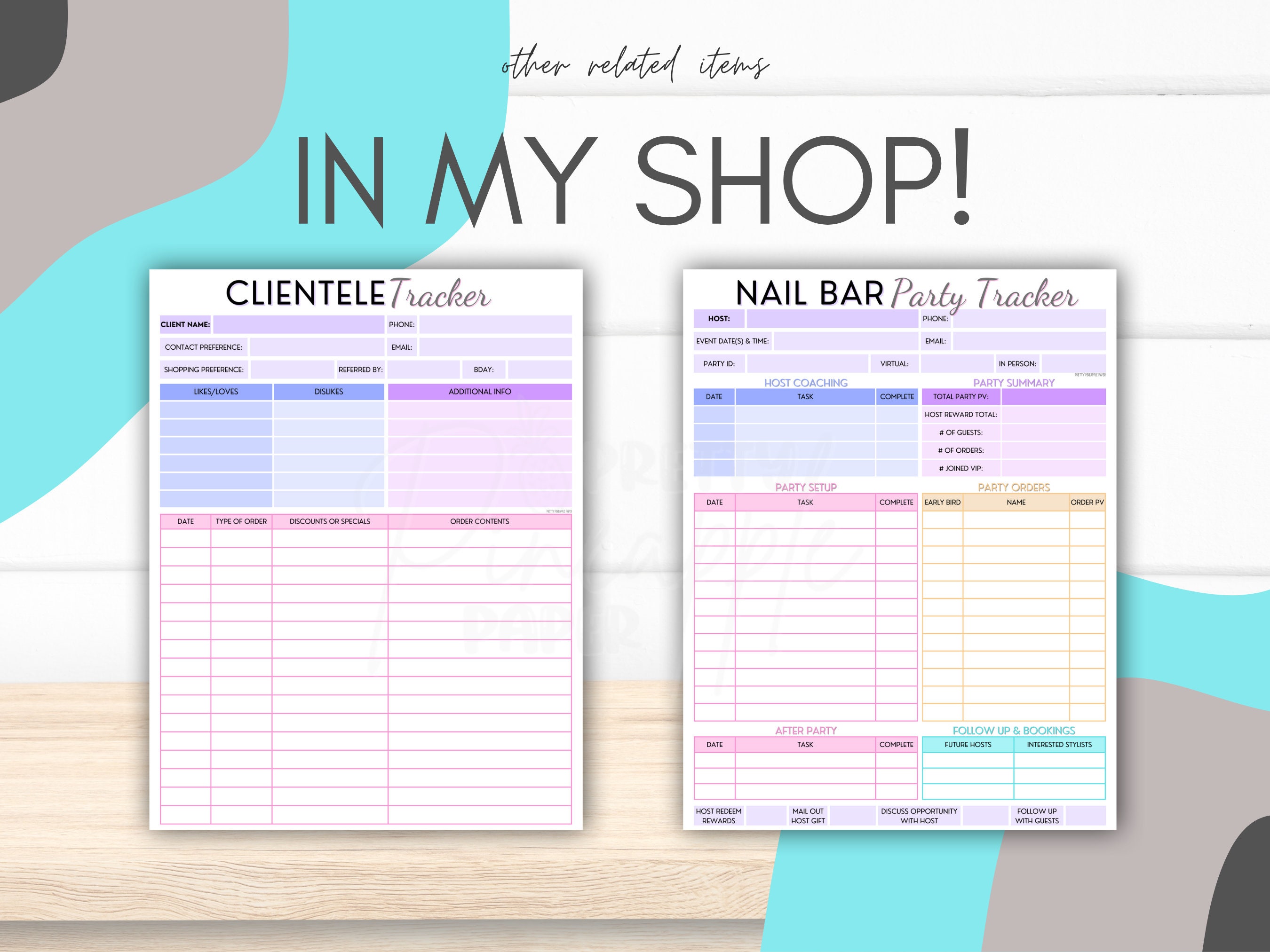 Editable Contest and Giveaway Tracker Instant Download Edit in Canva ...