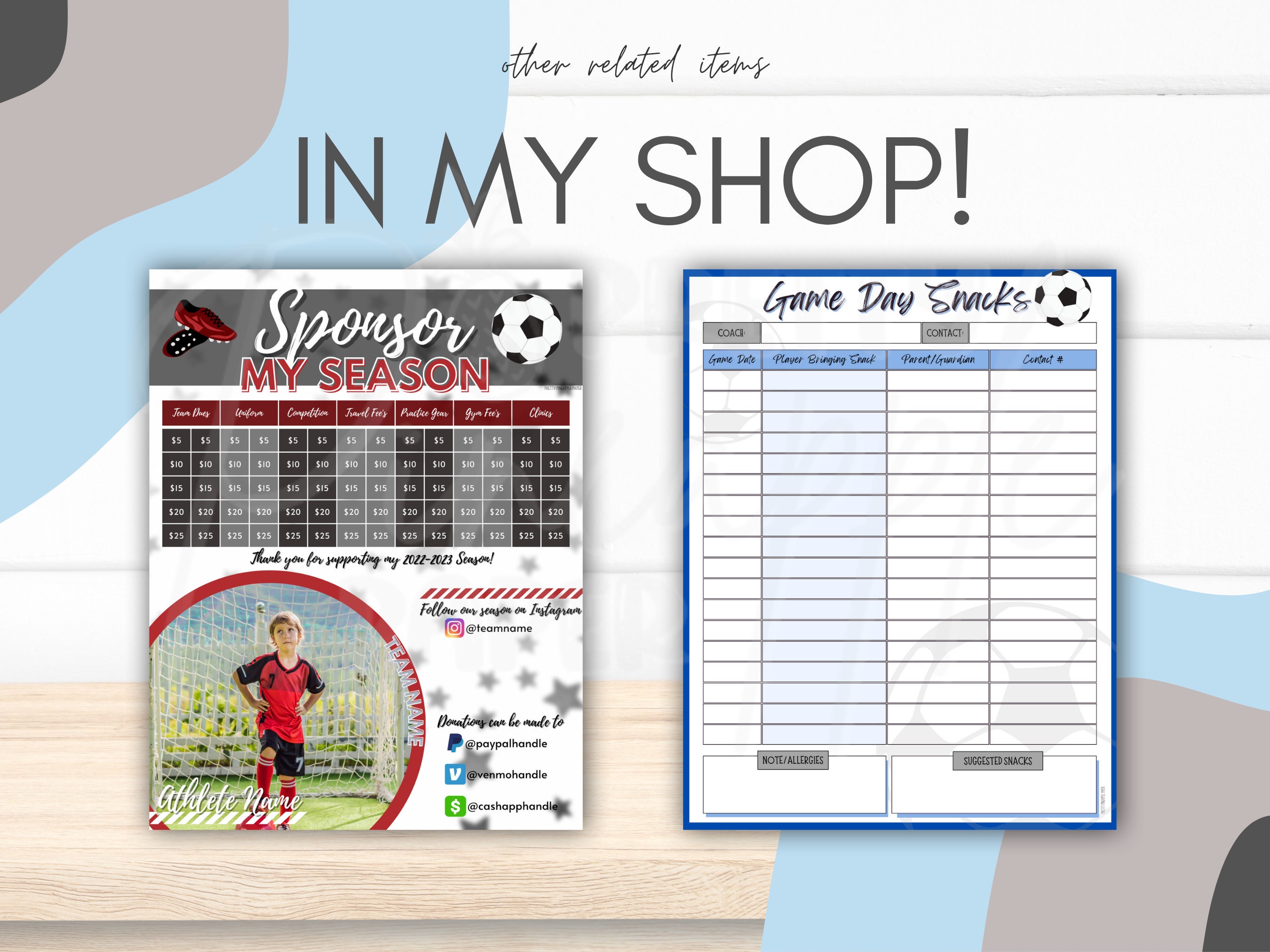 Editable Soccer Organizer Planner Bundle Pages Coach Team - Etsy