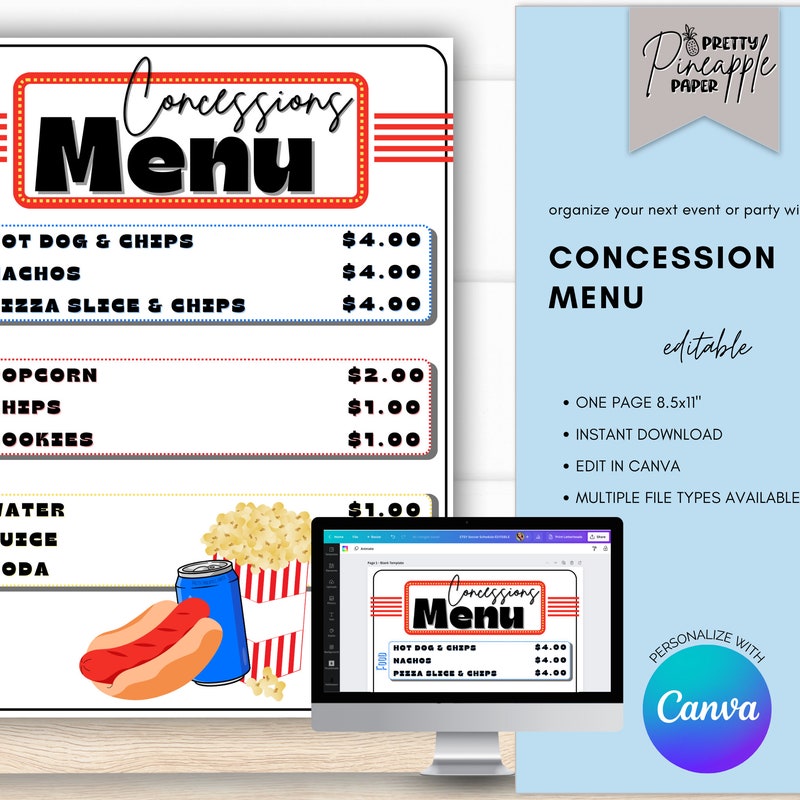 Concessions - Etsy