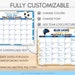 Editable Soccer Calendar Template, Instant Download Practice Game ...