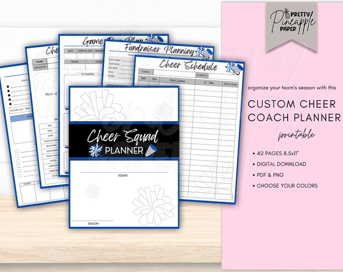 Printable Cheer Season Attendance Sheet Instant Download Template ...