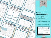 Cheer Coach Planner, Printable Cheer Planner, Cheer Season Planner ...