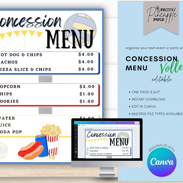 Concession Stand - Etsy