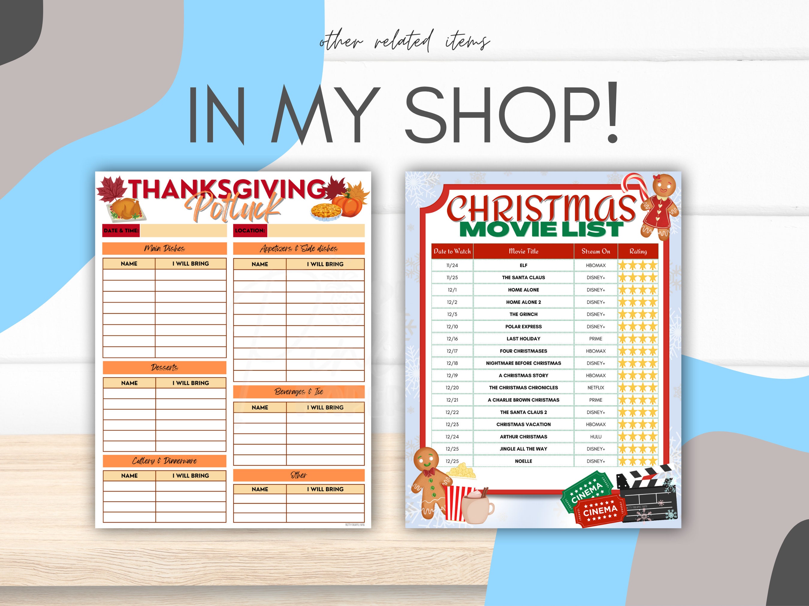 Editable Hot Cocoa Sign up Sheet, Instant Digital Download, Edit in ...