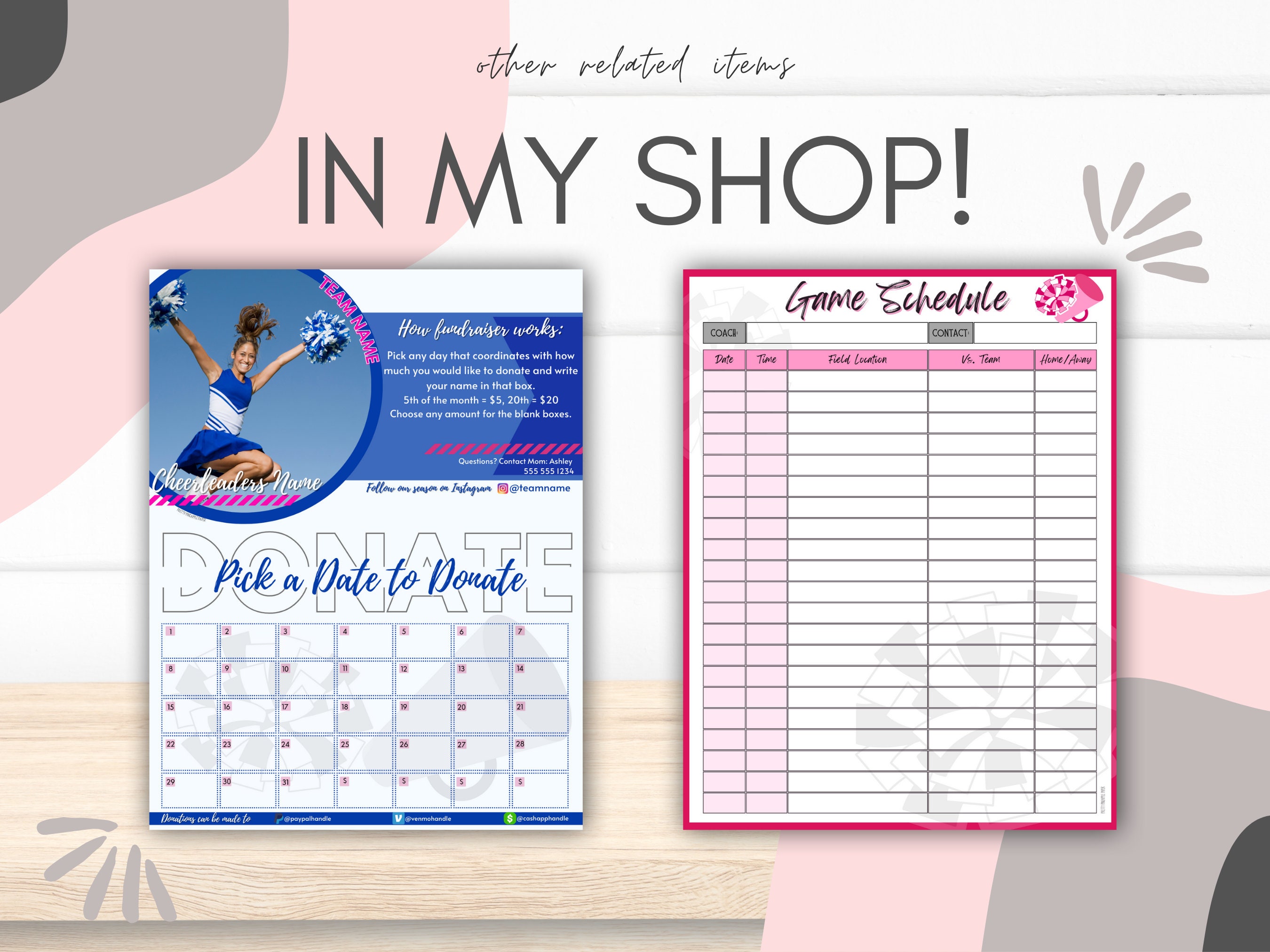 Printable Cheer Game Day Plan and Practice Agenda, Instant Download ...