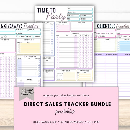 Printable Customer Tracker Planner Sheet Instant Download. - Etsy