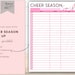 Printable Cheer Season Sign up Sheet Instant Download Template ...