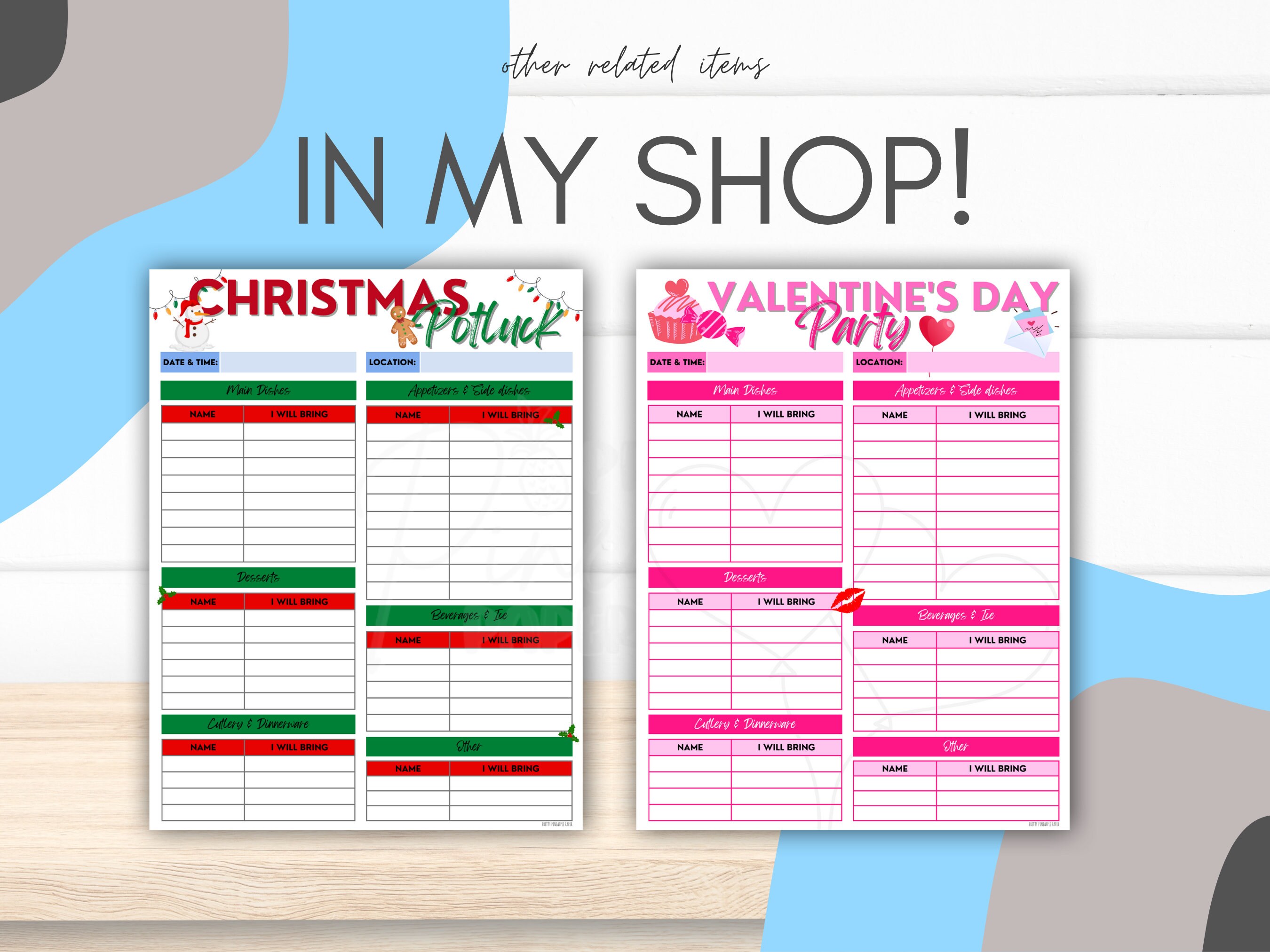 Editable New Year's Eve Party Sign up Sheet, Instant Digital Download ...