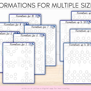 Printable Cheer Routine Planner, Cheerleading Squad, Coordinator ...