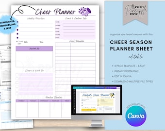 Complete Cheerleading Coach Binder Printable Digital - Etsy